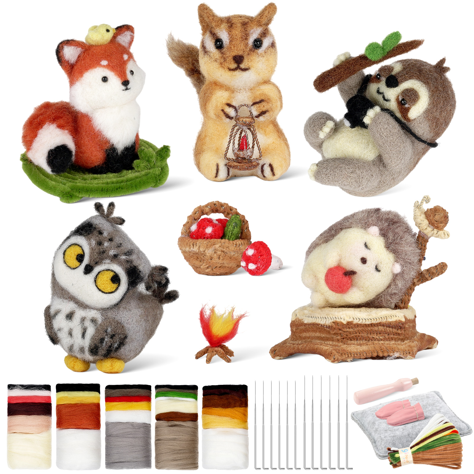 Wool Felt DIY Kit| Adorable Forest Magic – GiPony