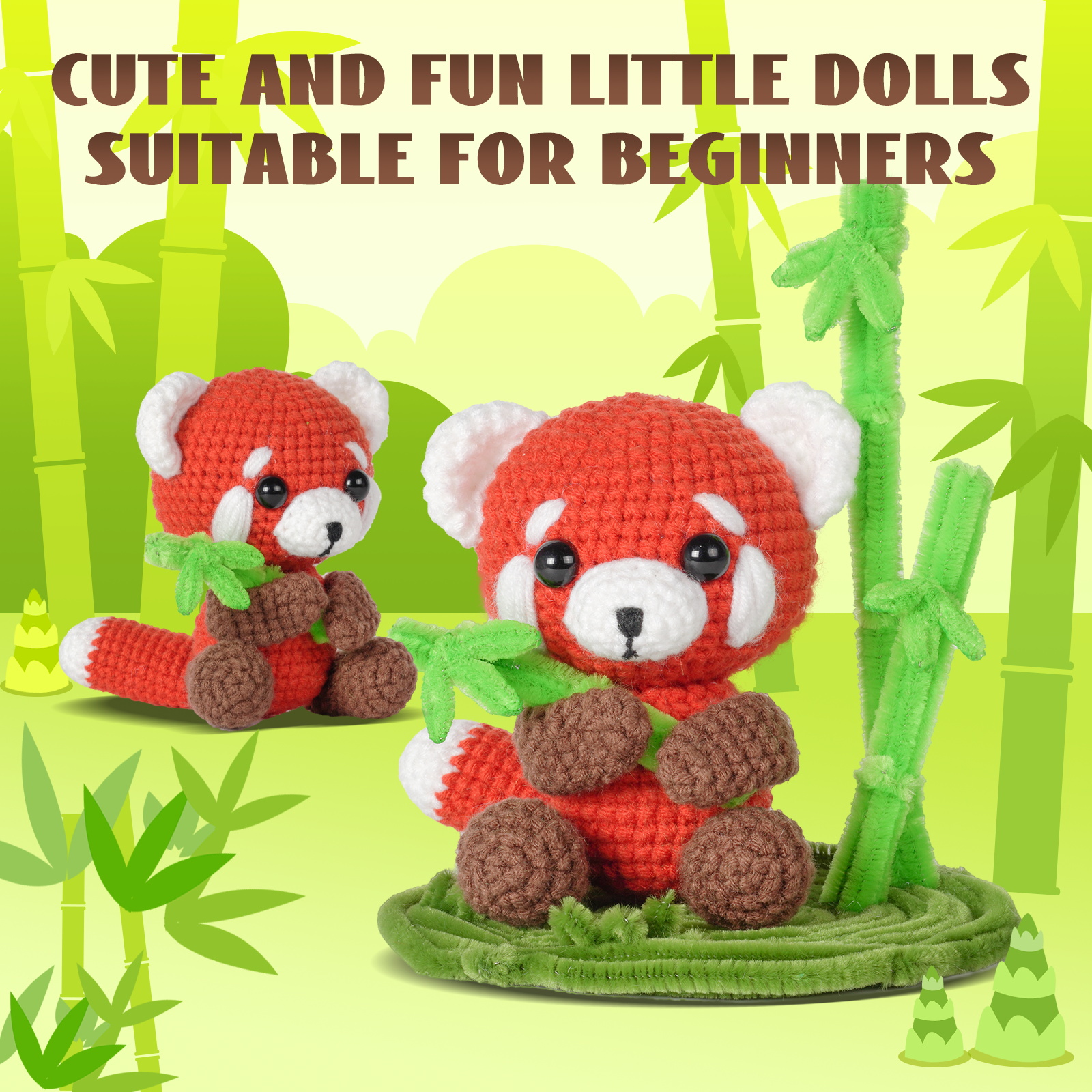 Crochet Kit| Red Panda – GiPony