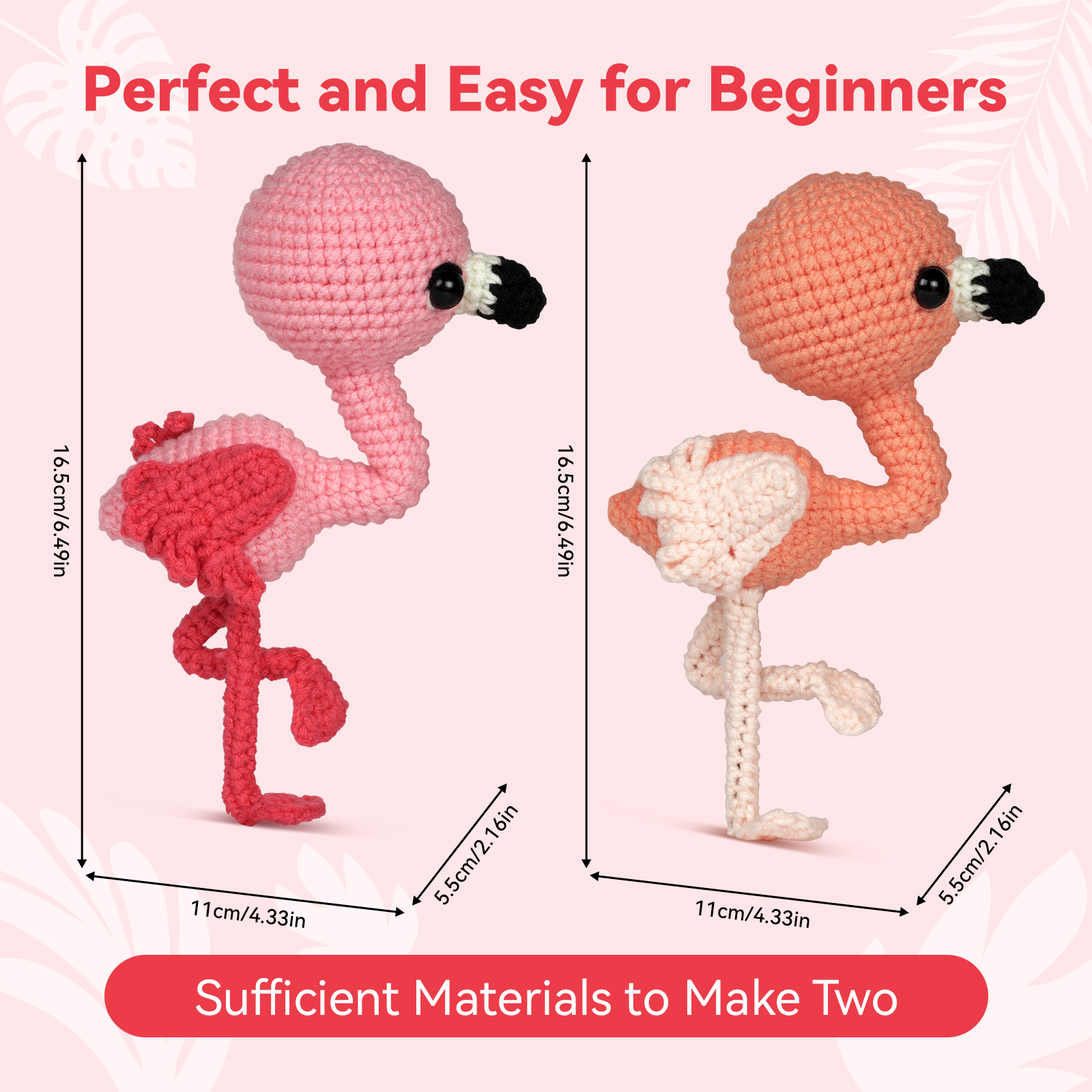 Crochet Kit| flamingos – GiPony