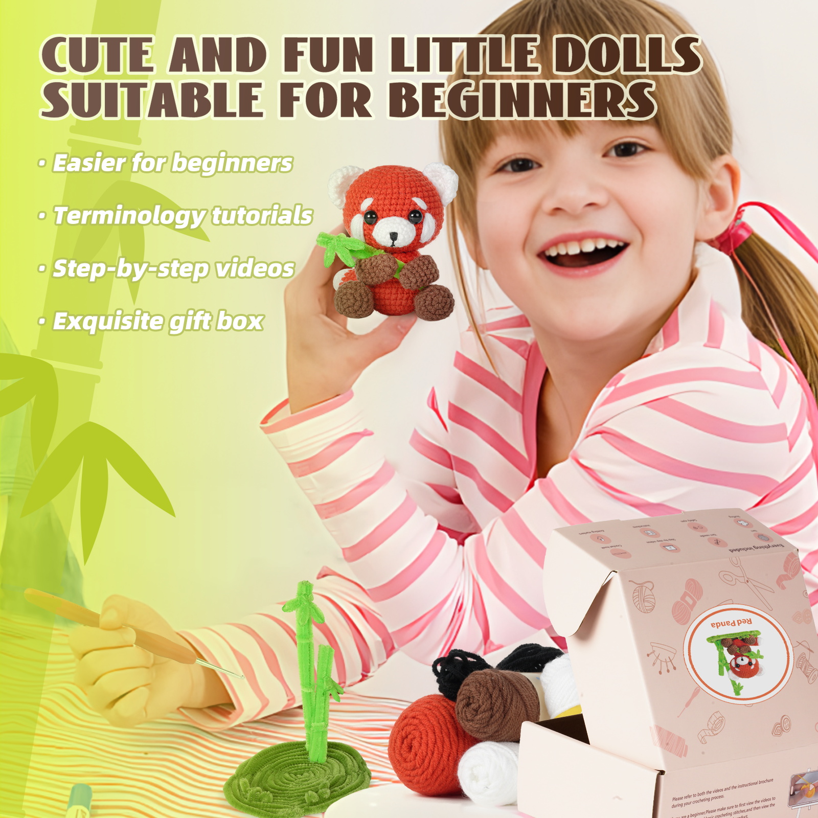 Crochet Kit| Red Panda – GiPony