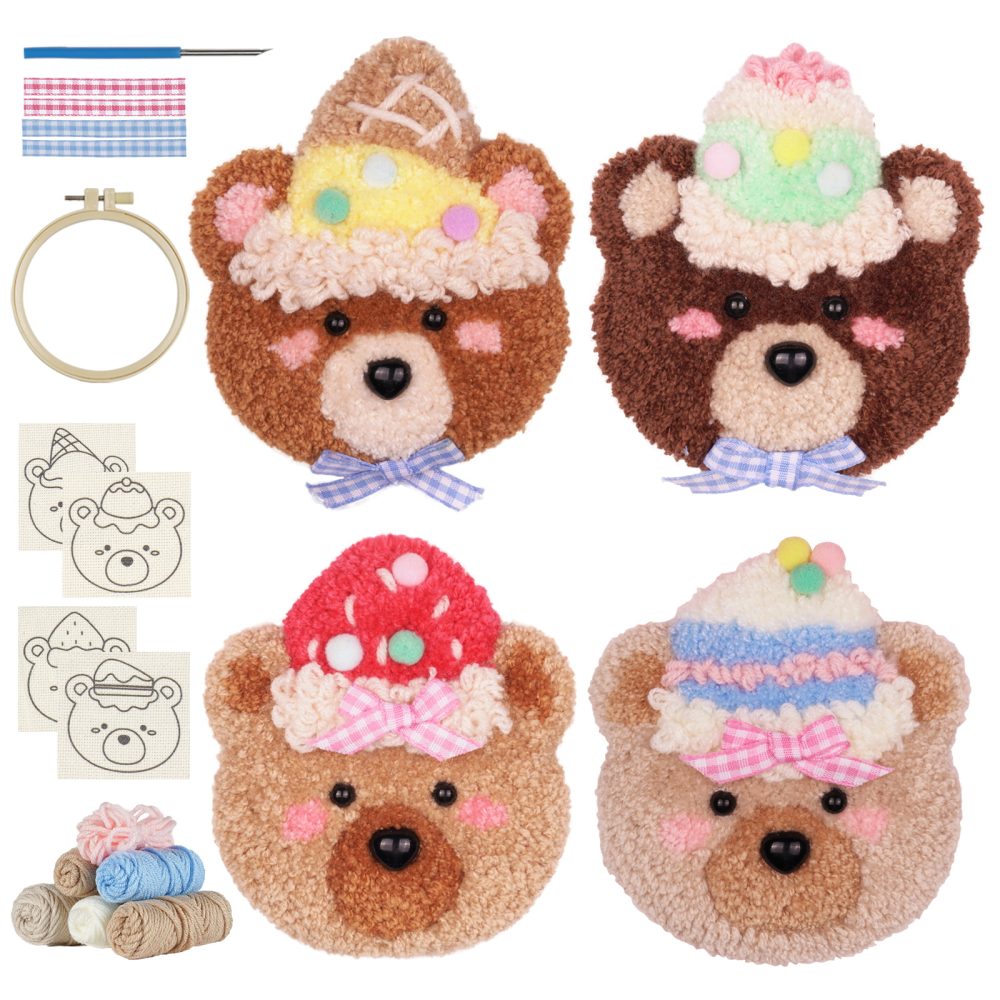 Punch Needle Kit| Dessert Bear – GiPony